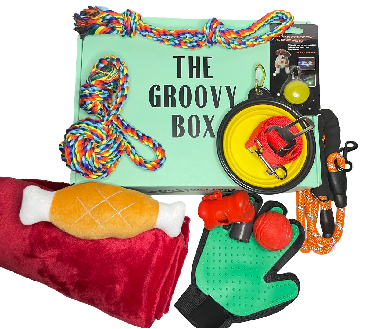 The Groovy Box - Dog & Puppy Starter Box – ComfortforCreatures